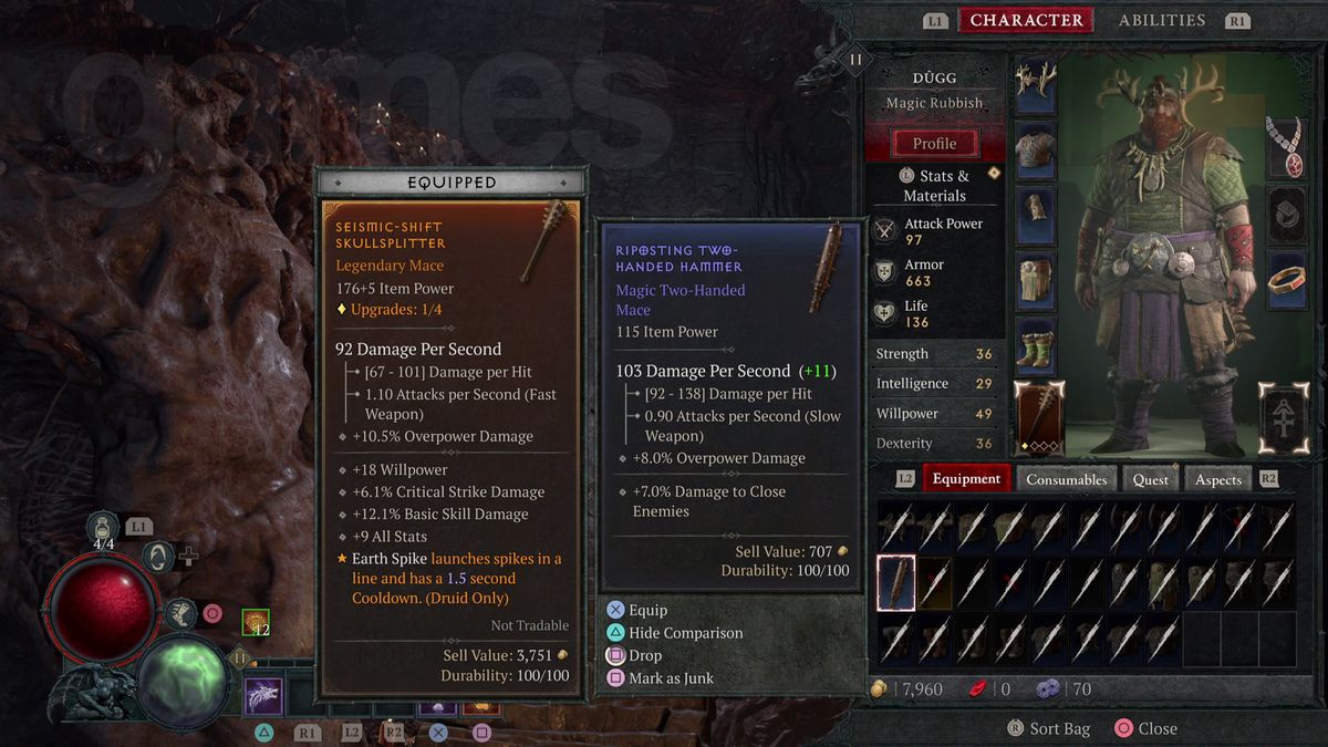 How to swap your weapons in Diablo 4 | GamesRadar+