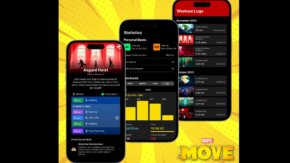 Workout with your favorite Marvel superheroes in this new fitness app ...