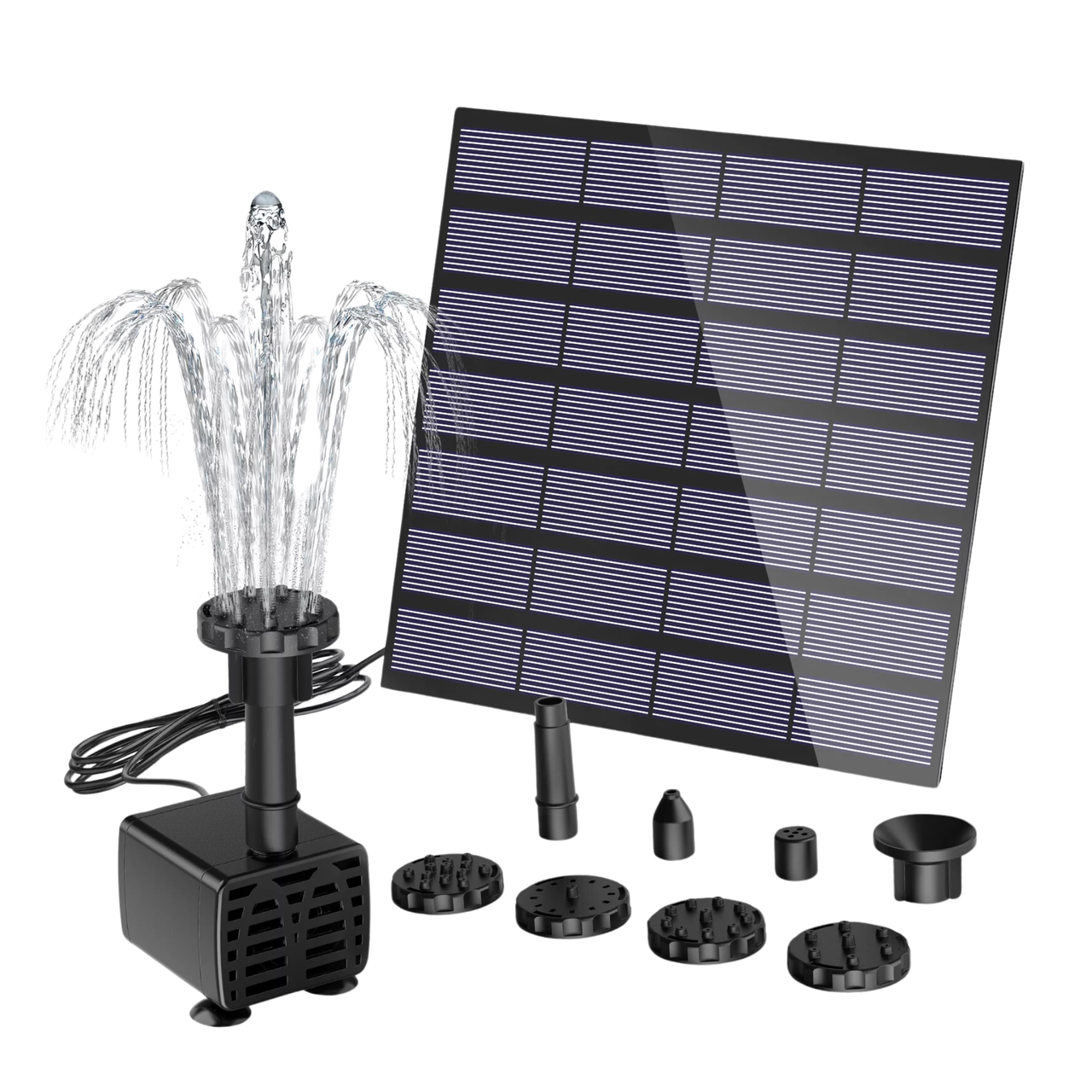 Use This Solar Fountain to Make a Water Feature in Your Yard | Livingetc