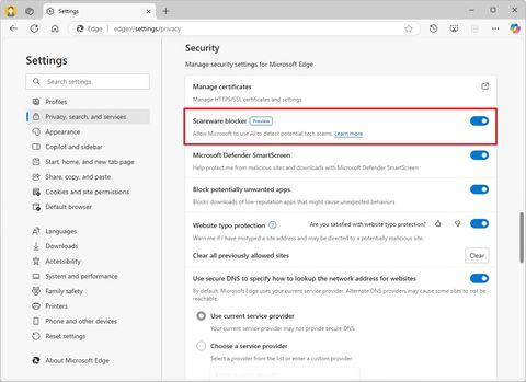I turned on Scareware blocker on Edge, and so should you. | Windows Central