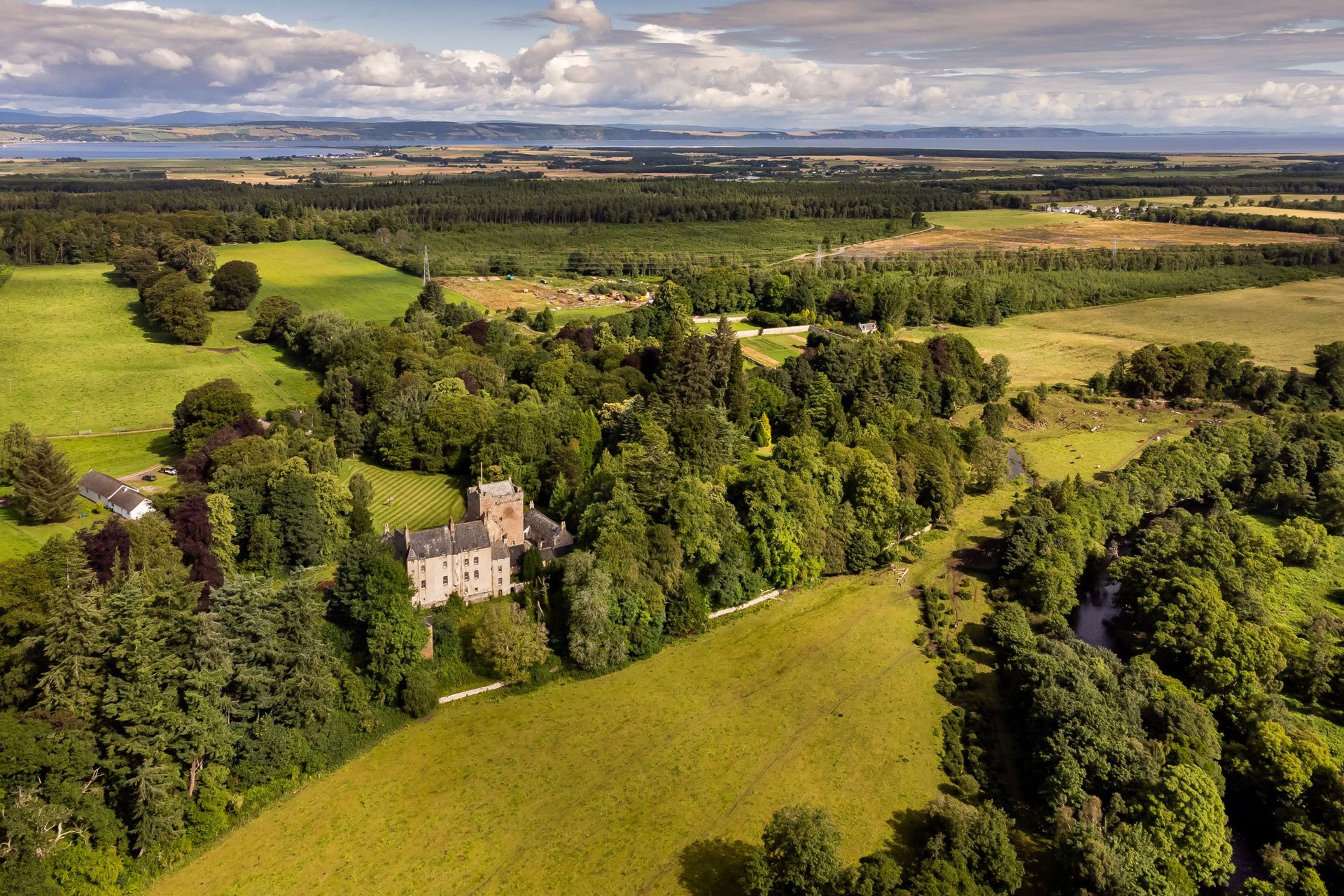 An elegant Highland castle and estate on the market for the first time ...