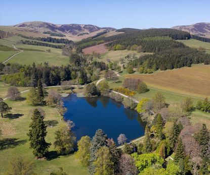 A Scottish estate scattered with lakes, woodlands, rivers and moors ...