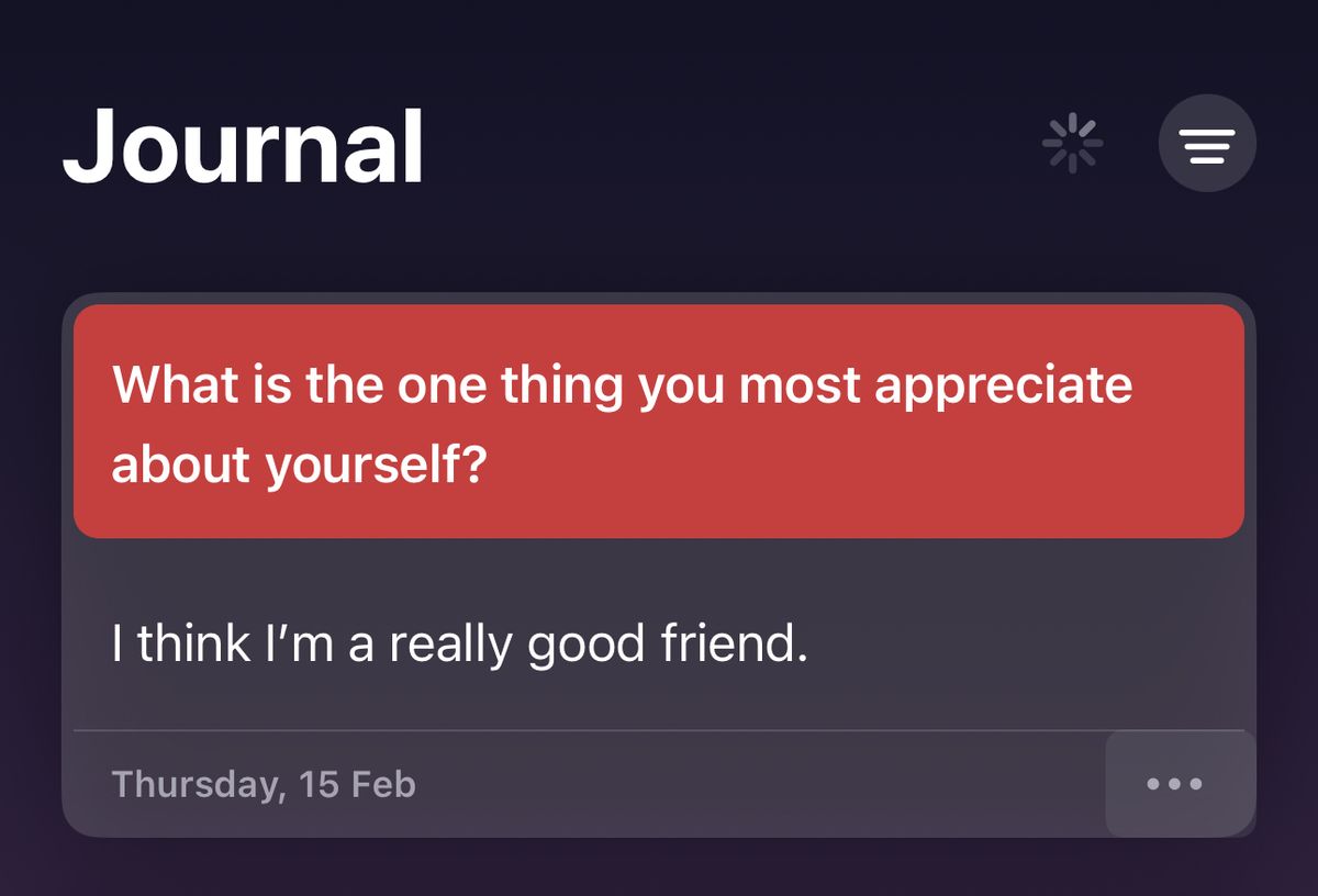 I've kept a diary for 12 years, and I forgot about Apple's Journal app ...