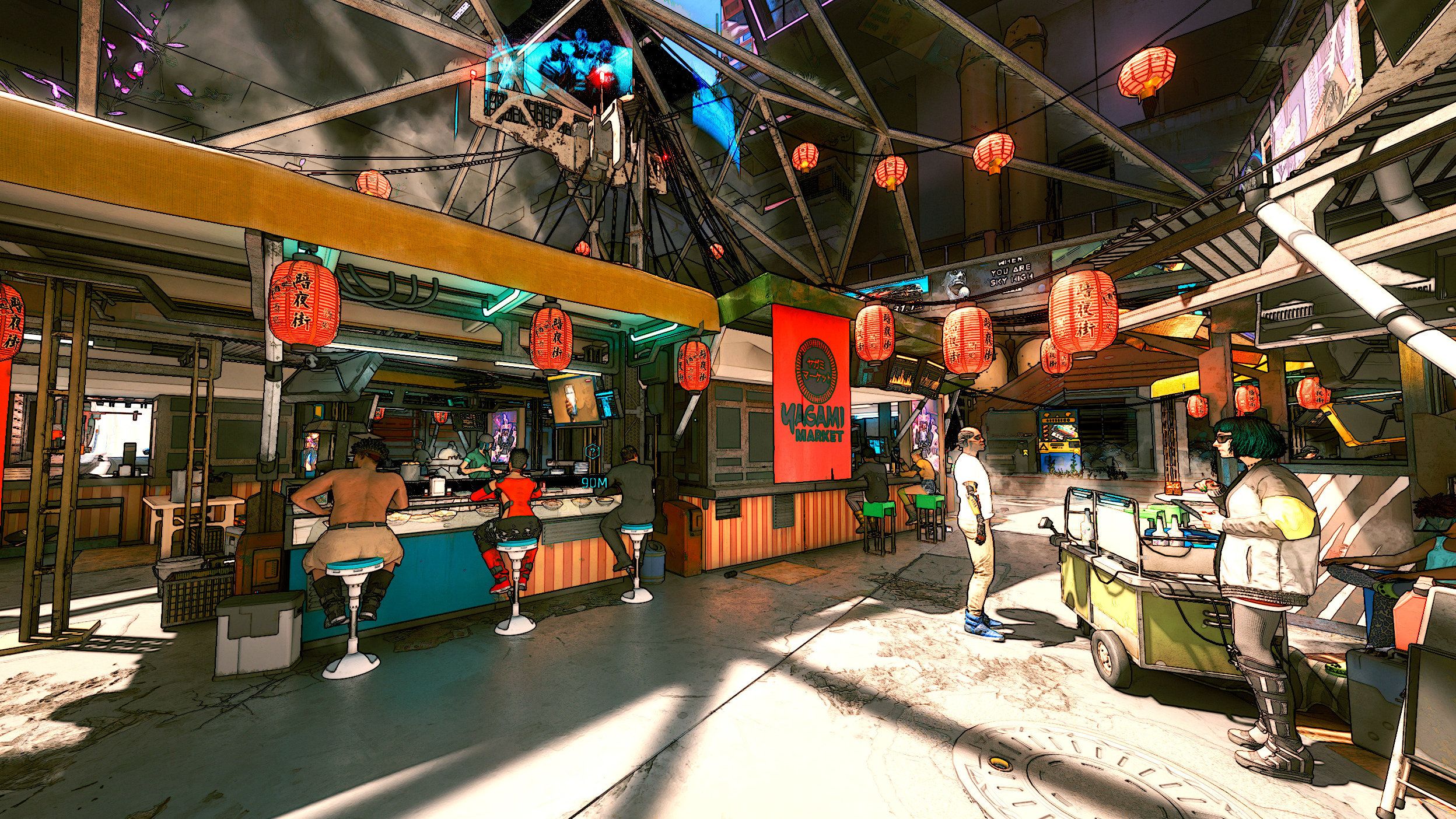 A spot of cel-shading turns Cyberpunk 2077 into a convincing ...