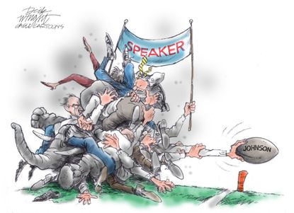 5 fantastically funny cartoons about Mike Johnson | The Week