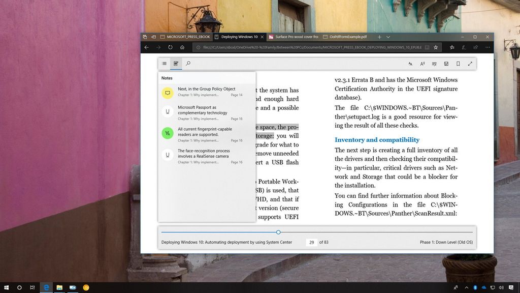 How to use Microsoft Edge's reading features in Windows 10 April 2018 ...