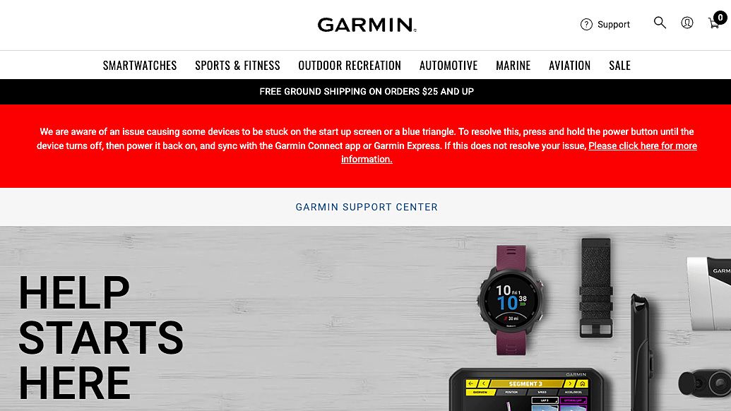 Garmin was down — full timeline of two day outage | Tom's Guide