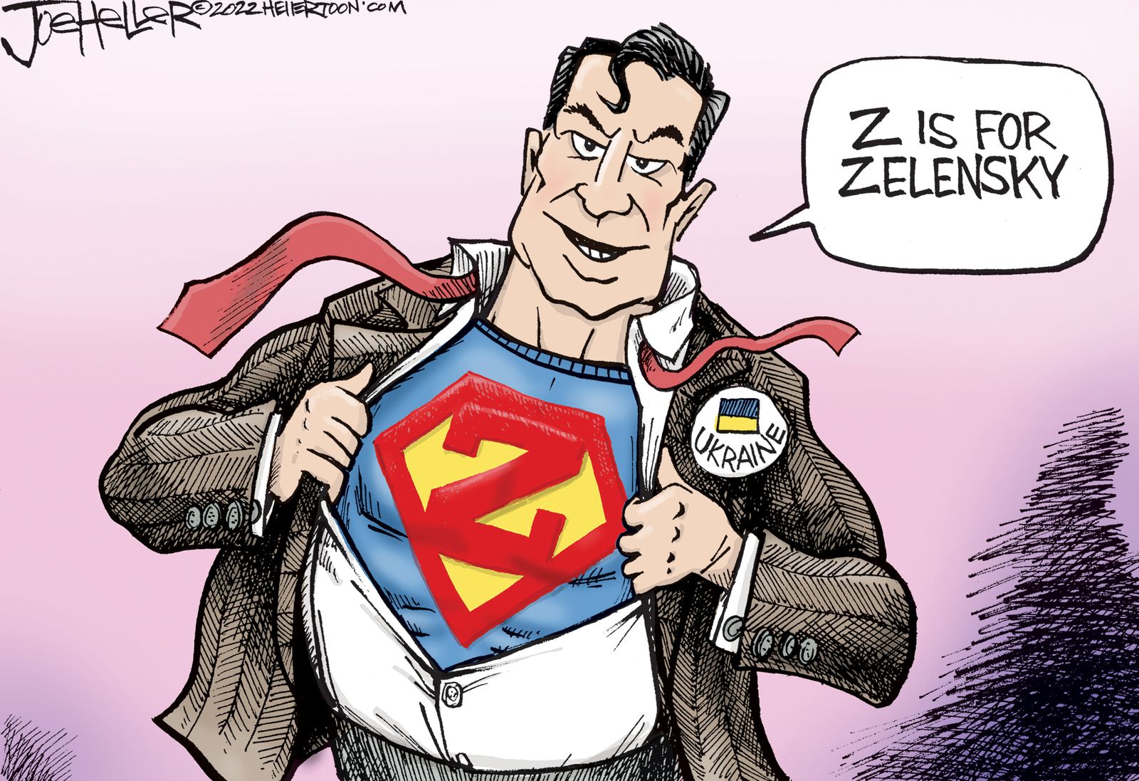 7 cartoons about Zelensky's bravery in standing up to Russia | The Week