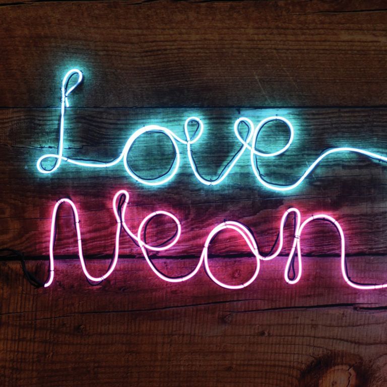 Neon lights are the latest must-have home accessory | Ideal Home