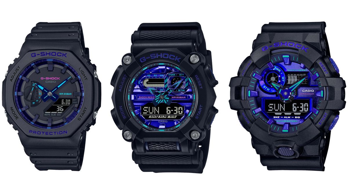 Casio's new cyberpunk-style G-Shock lineup is a welcome break from dull ...