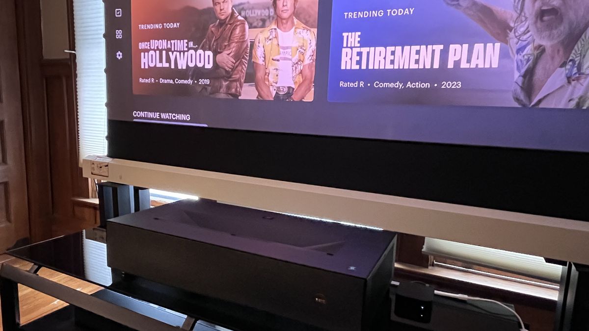 BenQ v5000i review: a great ultra short throw projector for movies and ...