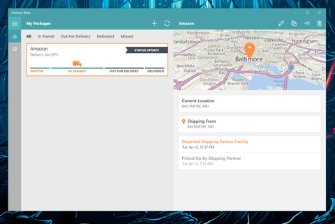 Microsoft's Delivery Beta package tracking app appears on the Windows ...