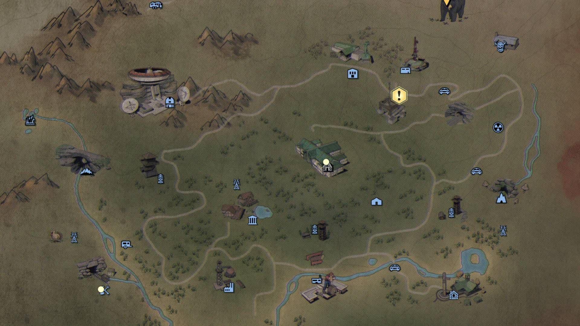 All new Fallout 76 Skyline Valley map locations | GamesRadar+