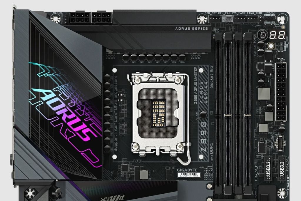 Gigabyte Z890 Aorus Master Motherboard Review: ATX with 14 USB ports ...