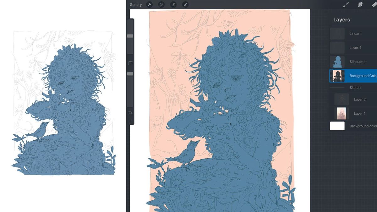 Use Procreate to create a fantasy character | Creative Bloq