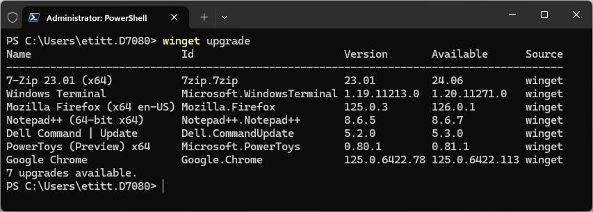 How to manage Windows Updates with WinGet (Microsoft.AppInstaller ...