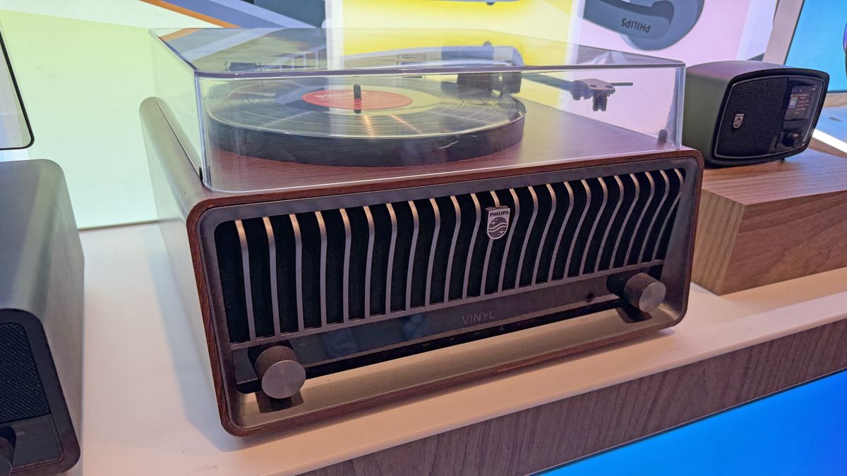 I saw Philips' new retro record players and headphones to celebrate its ...