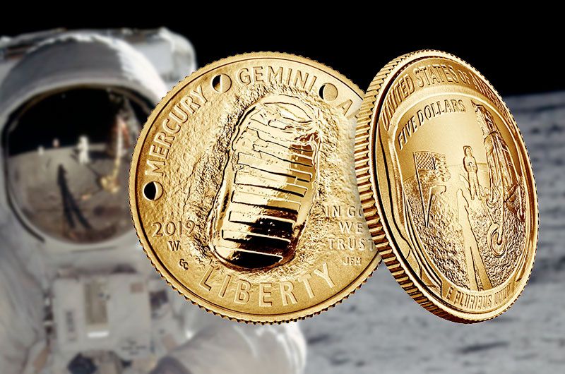 US Mint Launches Sale of Coins Celebrating Apollo 11 50th Anniversary ...