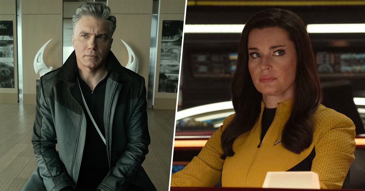 Anson Mount and Rebecca Romijn on Star Trek: Strange New Worlds ...