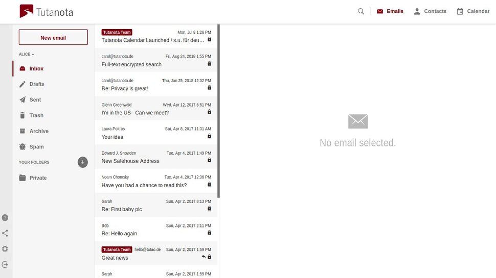Tutanota secure email review | TechRadar