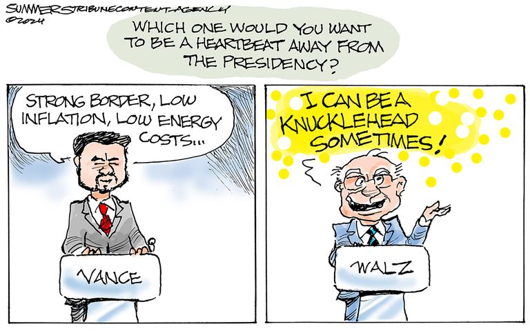 5 fact-checked cartoons about the VP debate | The Week