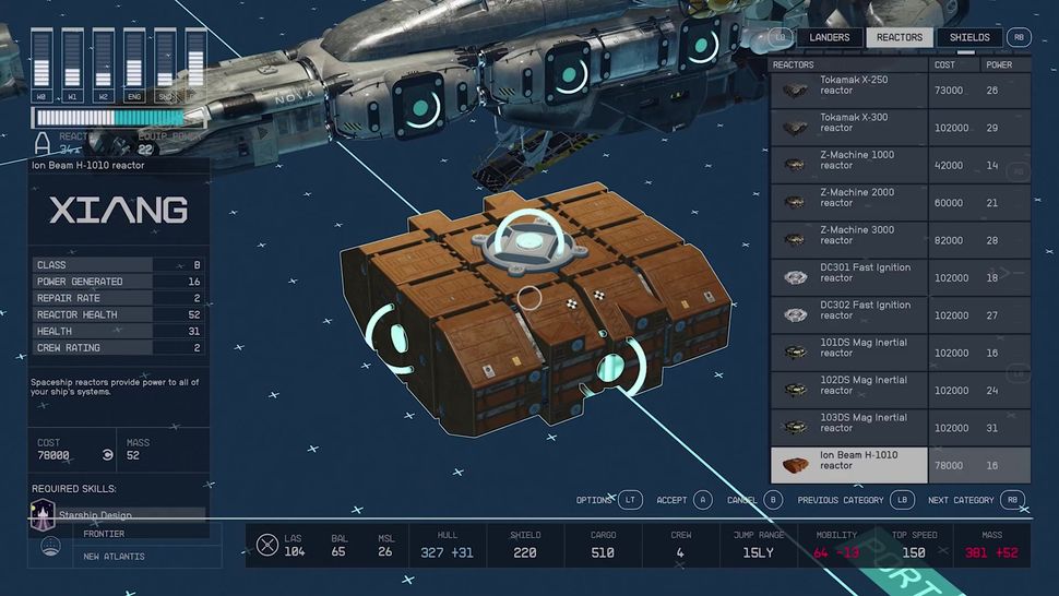 Starfield ship customization and the best ships explained | GamesRadar+