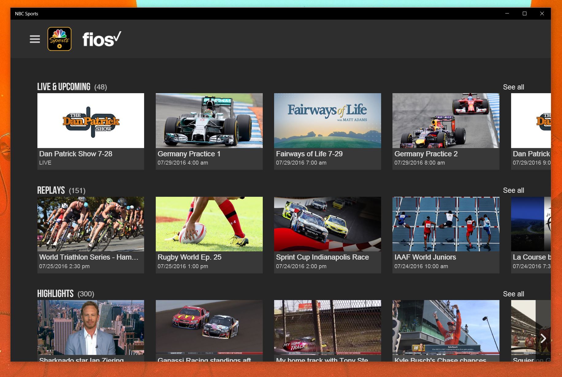 NBC Sports now on Windows 10 with support for the 2016 Summer Olympics ...