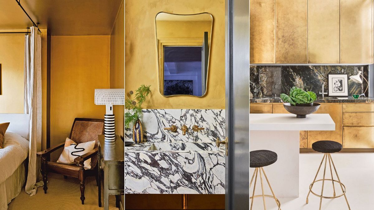 Decorating with gold: 5 ways to give your home the Midas touch | Homes ...