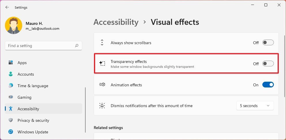 How to disable transparency effects on Windows 11 | Windows Central