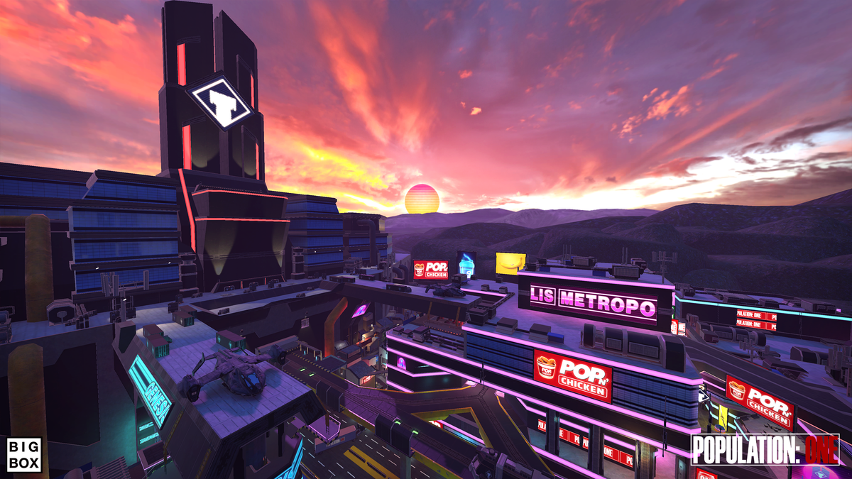 Population: One Metropolis update hands-on: Neon lights and sword ...