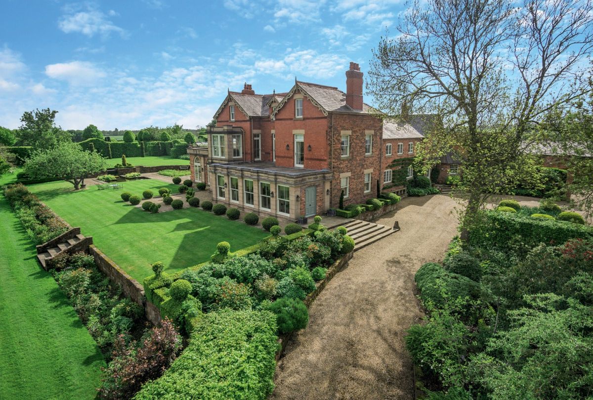 A dreamy south Cheshire mansion with elegance, grace, land and superb ...