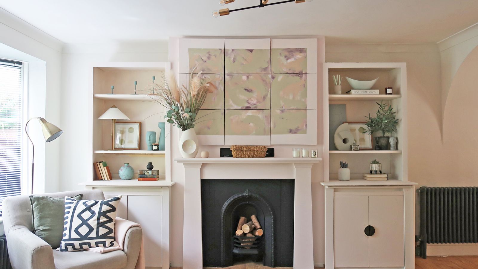 How to hide a TV on the wall: DIY a disguise with art | Real Homes