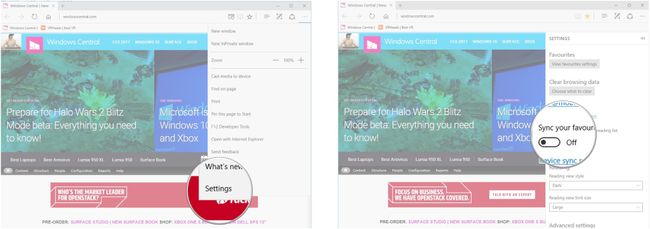How to sync Edge data between Windows 10 devices | Windows Central