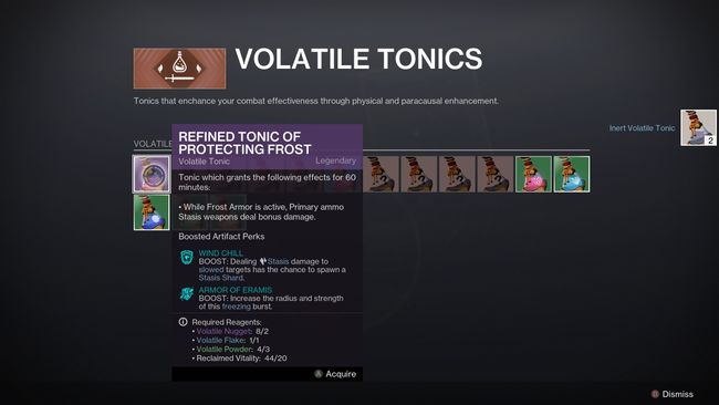 Destiny 2 tonics explained: How to discover new recipes and earn ...