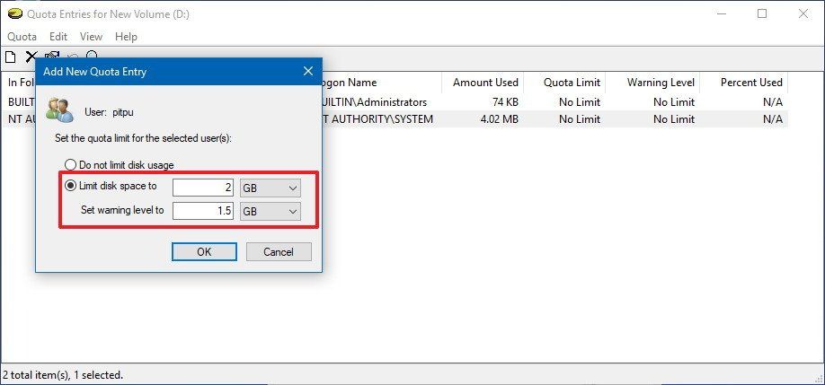 How to use Windows 10 disk Quota to limit user storage | Windows Central