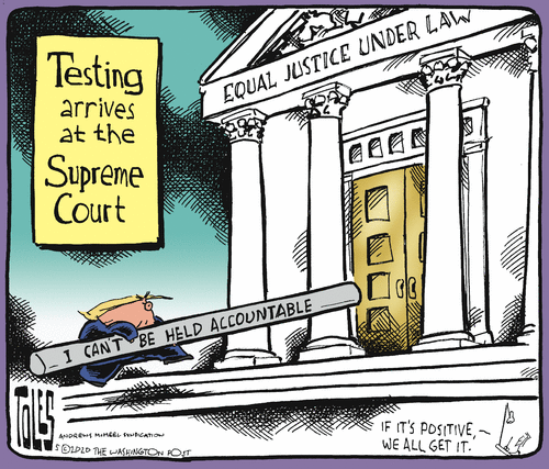 Political Cartoon U.S. Trump supreme court accountability | The Week