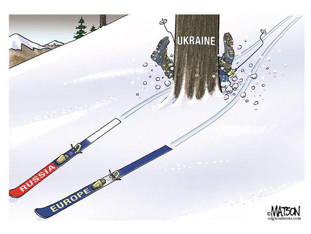 Political cartoon Ukraine Russia EU | The Week