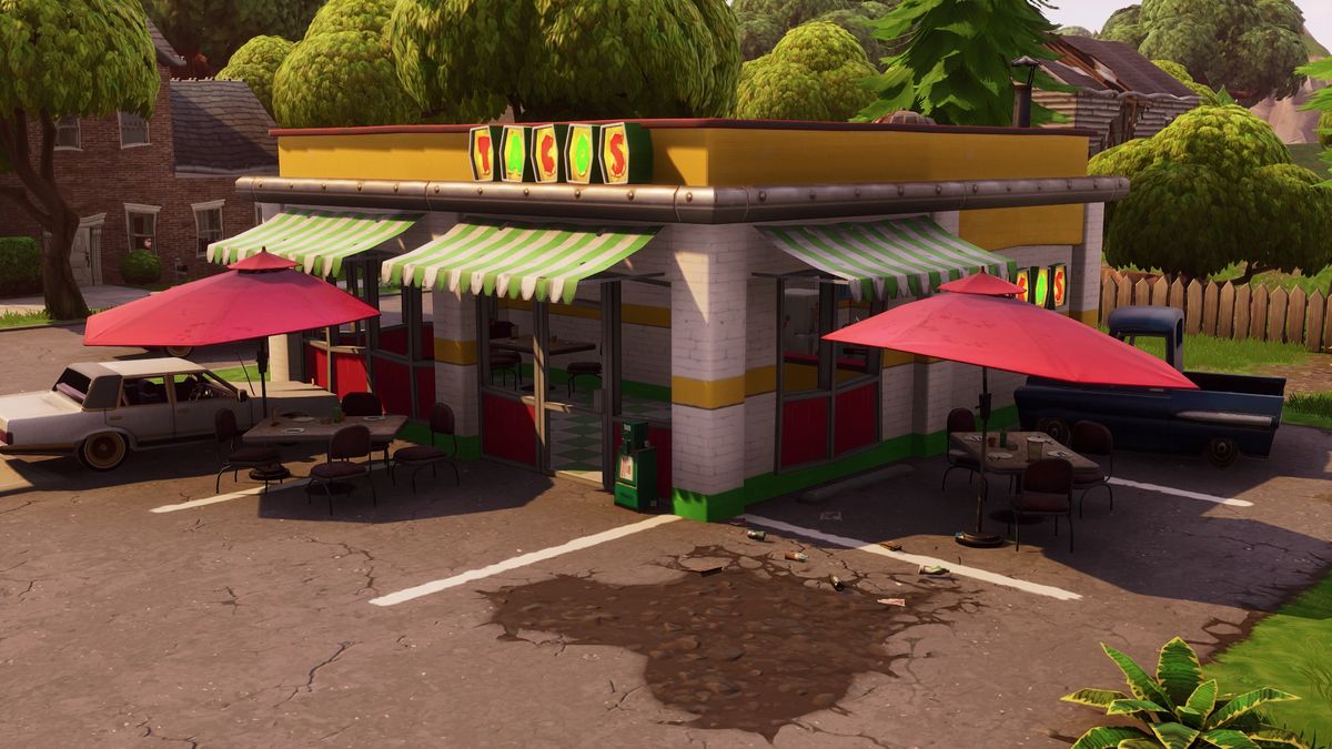 Visit different Taco Shops in Fortnite - all the taco shop locations on ...