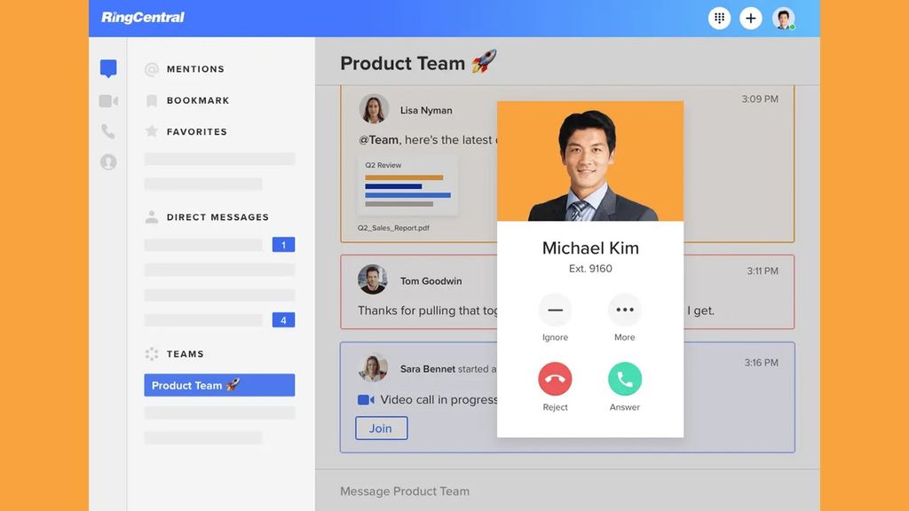 RingCentral Office VoIP service | TechRadar
