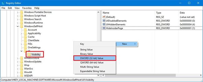 How to remove 'Windows Insider Program' from Settings on Windows 10 ...