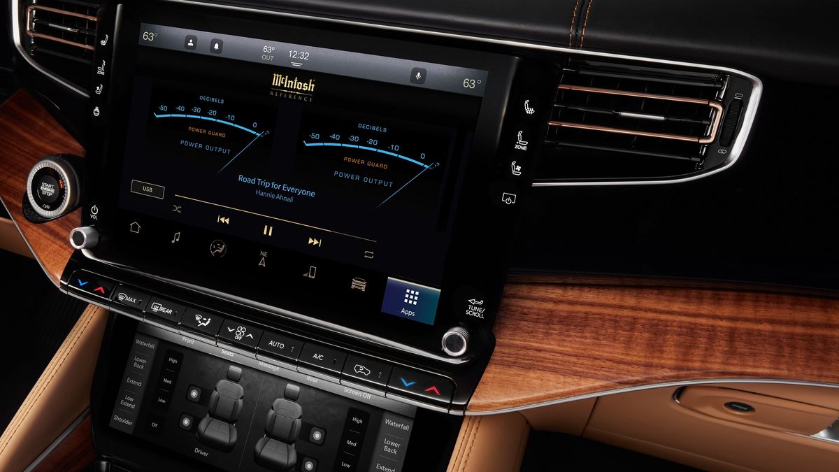 McIntosh's reference car audio system revealed in 2022 Jeep Grand ...