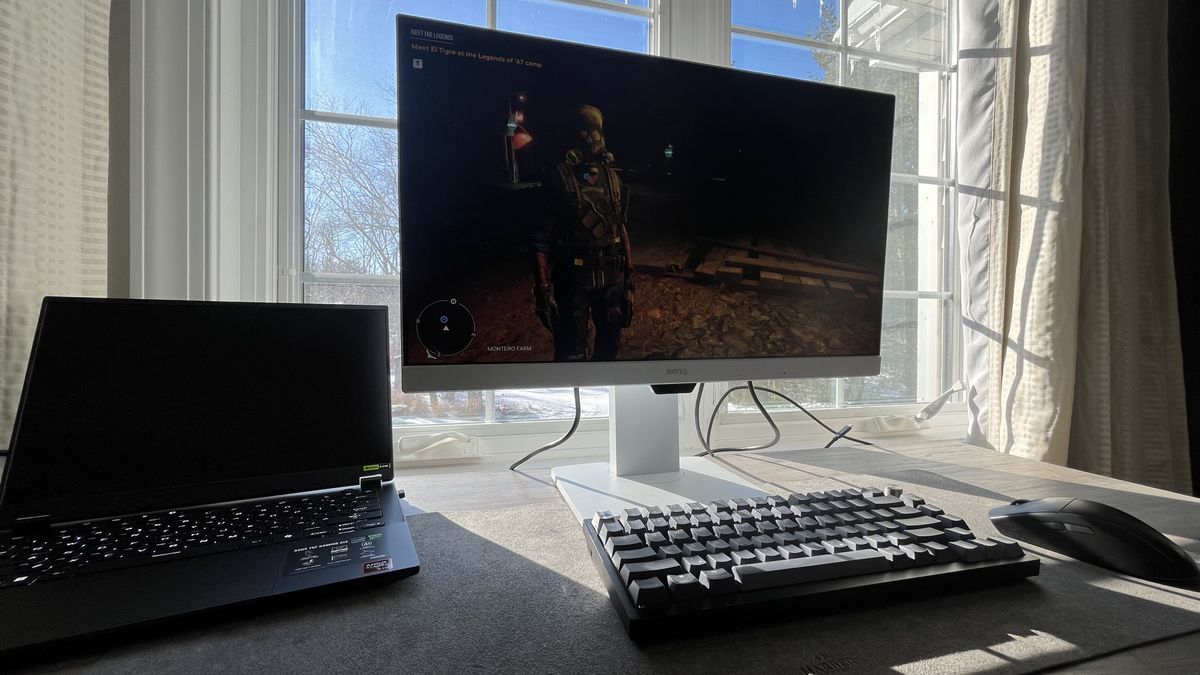 I swapped my everyday display to the BenQ GW2486TC Eye-Care Monitor for ...