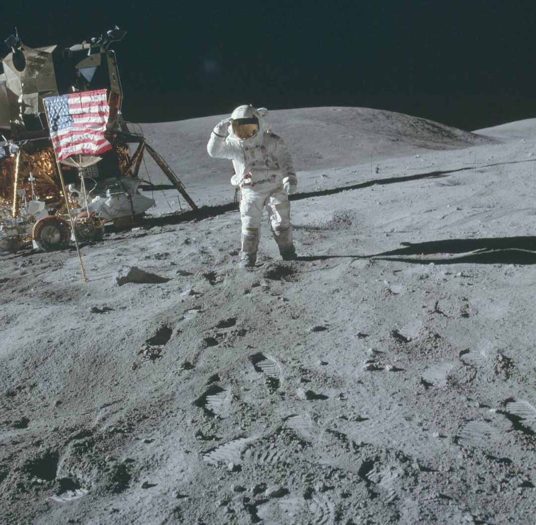 What happened to the flags Apollo astronauts left on the moon? | Space