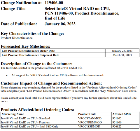 Intel Kills VROC Prematurely, Then Changes Course | Tom's Hardware