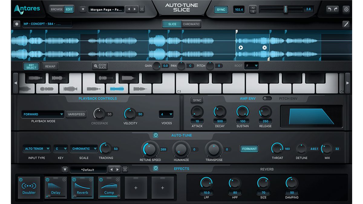 Auto-Tune Slice is a new vocal synth/sampler plugin with presets from ...