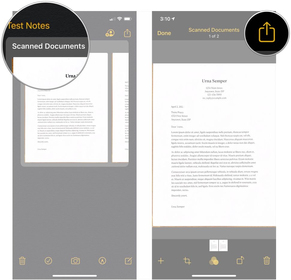 How to use the document scanner in the Notes app on iPhone and iPad | iMore