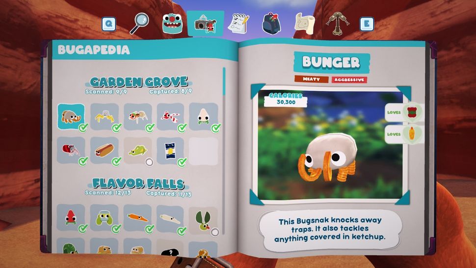 Bugsnax Bugapedia | GamesRadar+