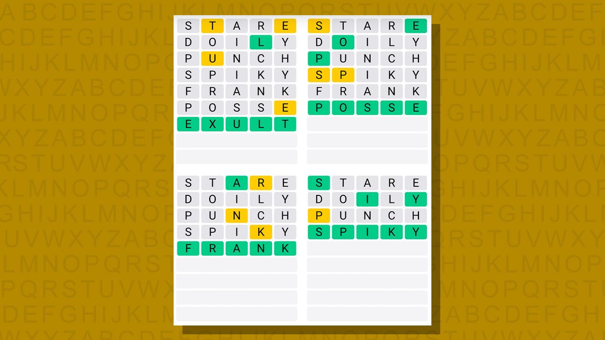 Quordle today - hints and answers for Saturday, December 16 (game #691 ...