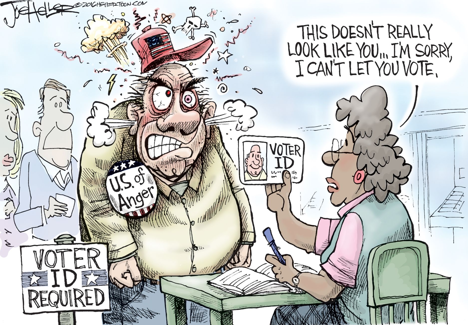 Editorial Cartoon U.S. Primary Voting 2016 | The Week