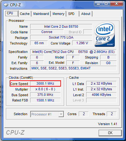 Overclocking I - Dual-Core E6750 At 3.00 GHz - Overclocking: Dual- vs ...